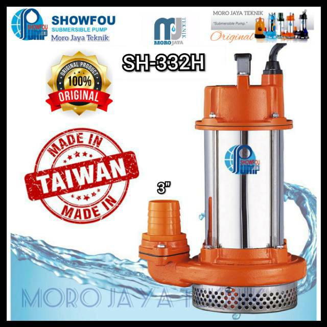 Jual Pompa Showfou SH-332H 3HP 3Phase Pompa Celup Showfou 3PK Pompa ...