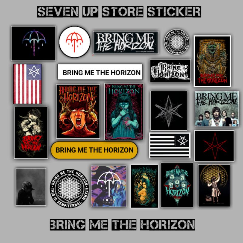 Jual sticker aesthetic band metal BMTH (Bring me the Horizon) sticker ...