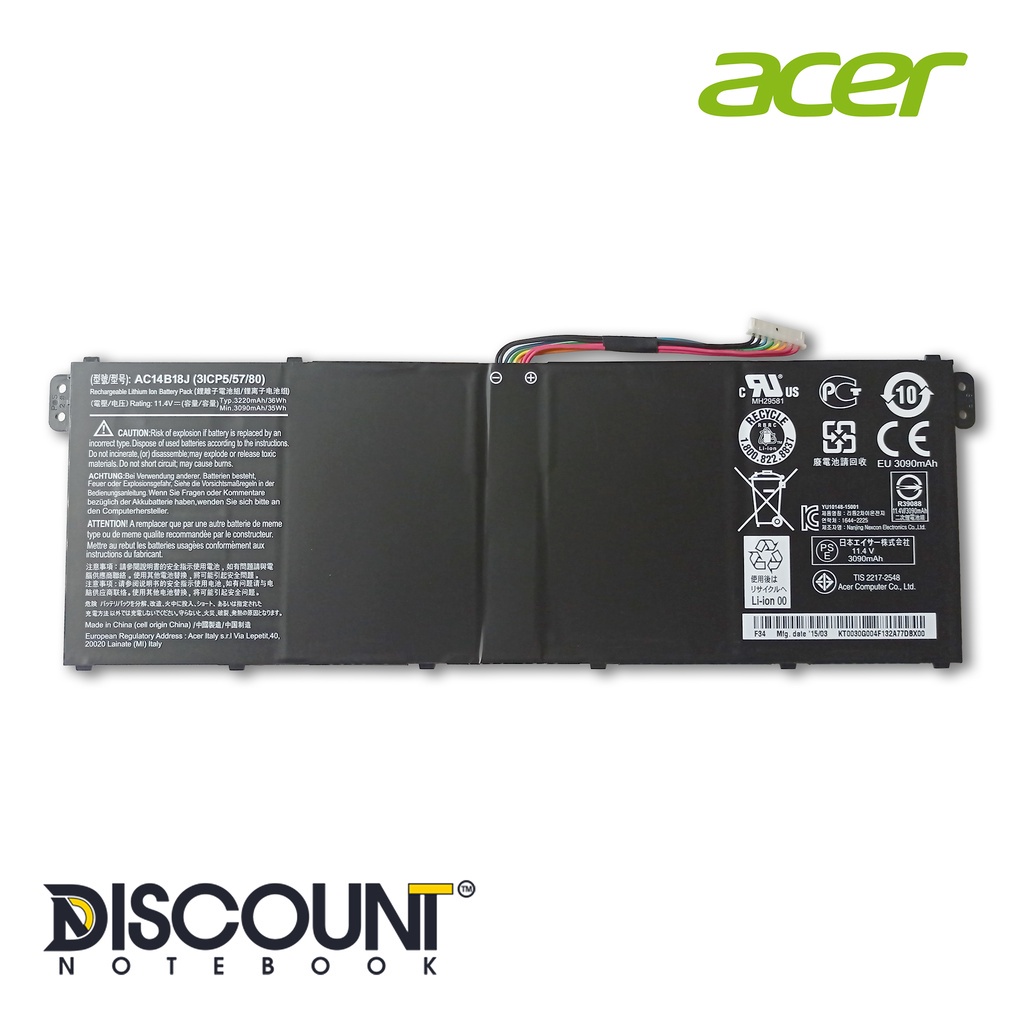 Jual Original Battery Baterai Laptop Acer Aspire E3-111 E3-112 ES1-111 ...