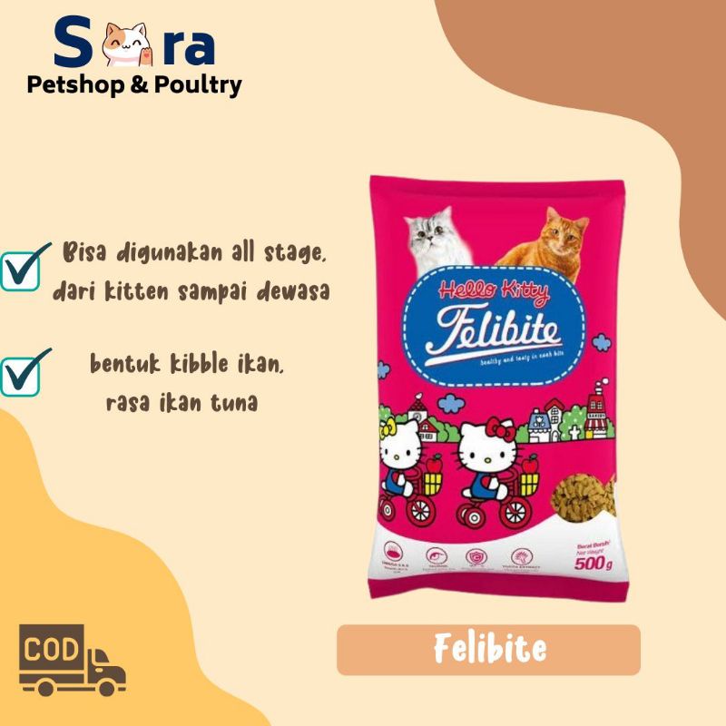 Jual FELIBITE TUNA IKAN / PAKAN KUCING HELLOKITTY RASA TUNA / PAKAN ...