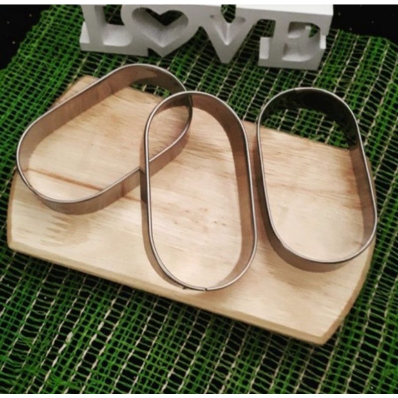 Jual Ring Cutter Oval Ukuran 12x7x3cm | Shopee Indonesia