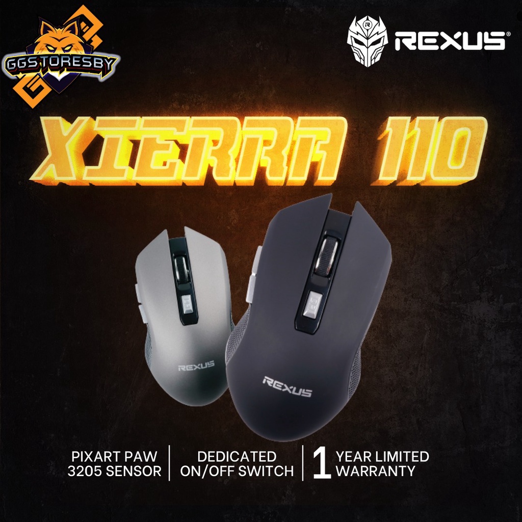 Jual REXUS XIERRA RX110 WIRELESS Gaming Mouse | Shopee Indonesia