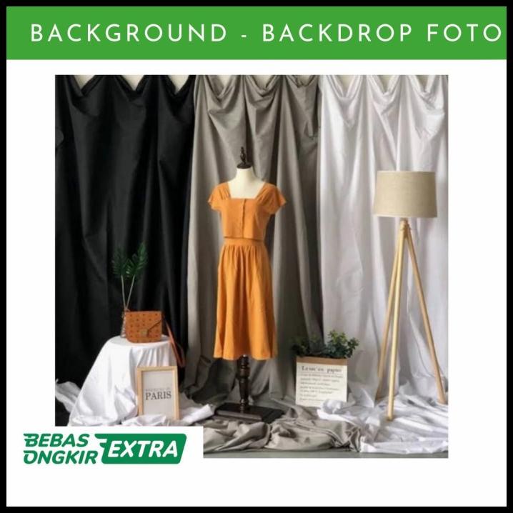 Jual Kain Background Polos, Backdrop Polos, Abu Hitam Khusus 5 - 8/M ...