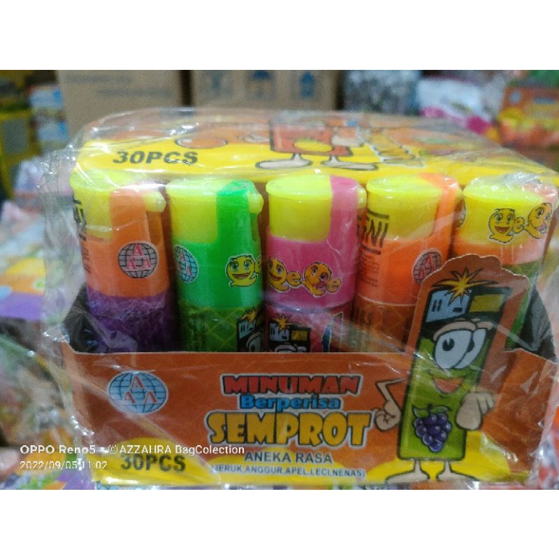 Jual permen semprot aneka rasa buah bentuk mances isi 30 | Shopee Indonesia