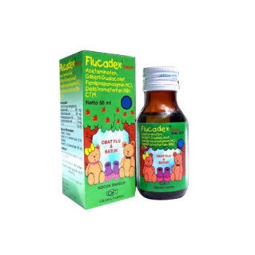Jual flucadex syr sirup syrup 60ml 60 ml obat batuk pilek / botol ...