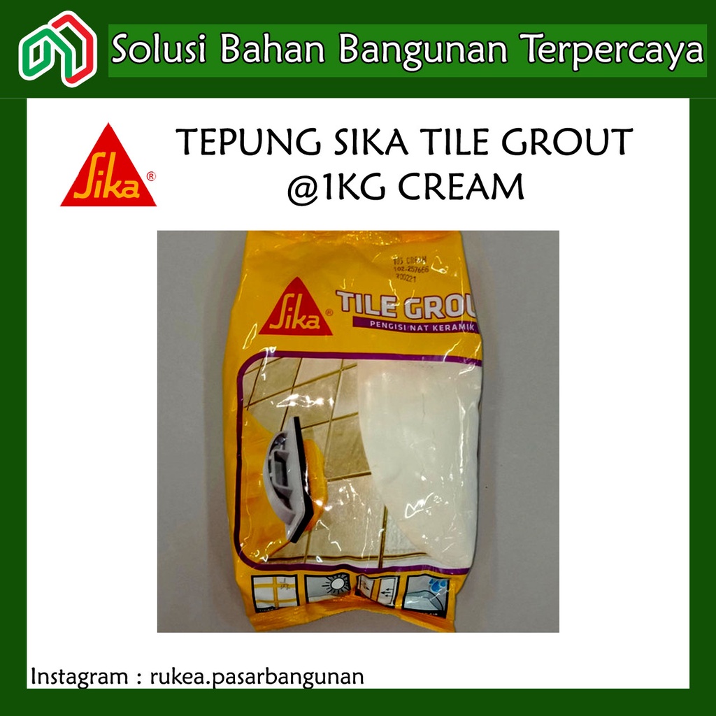 Jual TEPUNG SIKA TILE GROUT @1KG (PENGISI NAT KERAMIK ATAU GRANIT ...