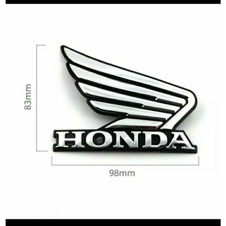 Jual Emblem /logo Honda wing sayap 3D silver | Shopee Indonesia