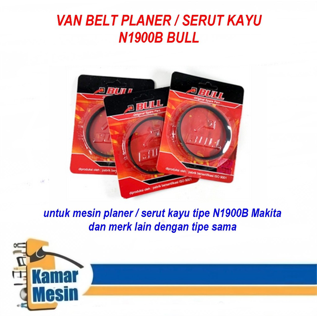 Jual BULL Karet Van Belt Planer Van Belt Mesin Pasah Van Belt Pasah ...