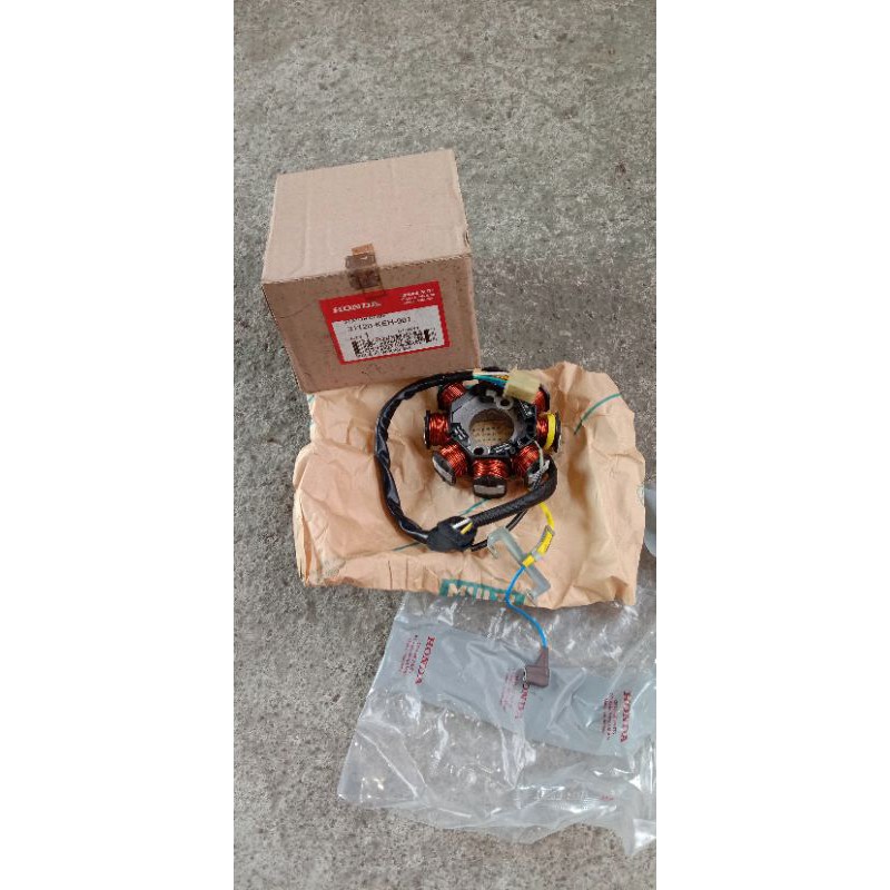 Jual spul stator honda megapro stater hiu Primus original ahm | Shopee Indonesia