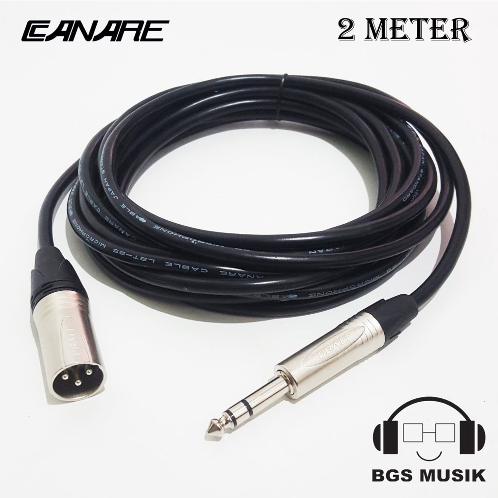 Jual Kabel Jack Stereo To XLR Male Panjang 2m | Shopee Indonesia