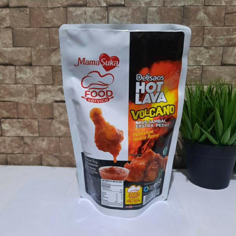 Jual Delisaos Saos Hot Lava Volcano 1 kg | Shopee Indonesia