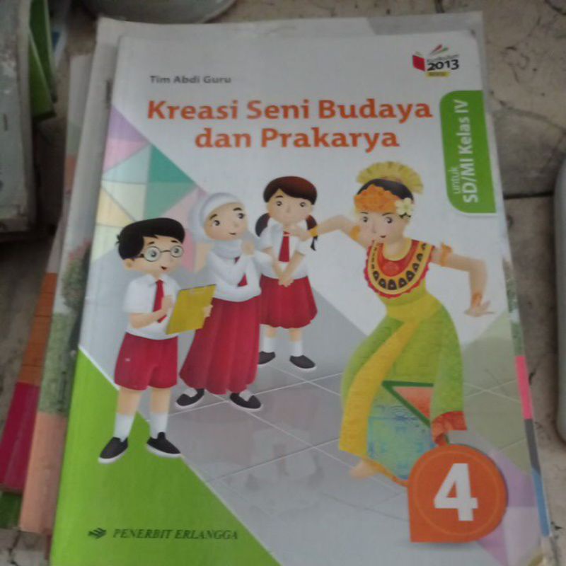 Jual Buku Kreasi seni budaya dan prakarya 4 sd revisi | Shopee Indonesia