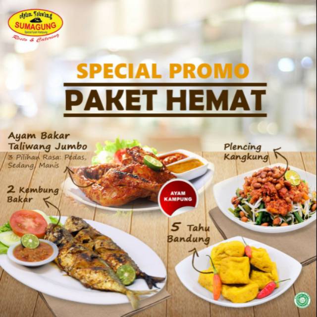 Jual Paket Hemat Ayam Taliwang Jumbo + Kembung Bakar + Plencing ...