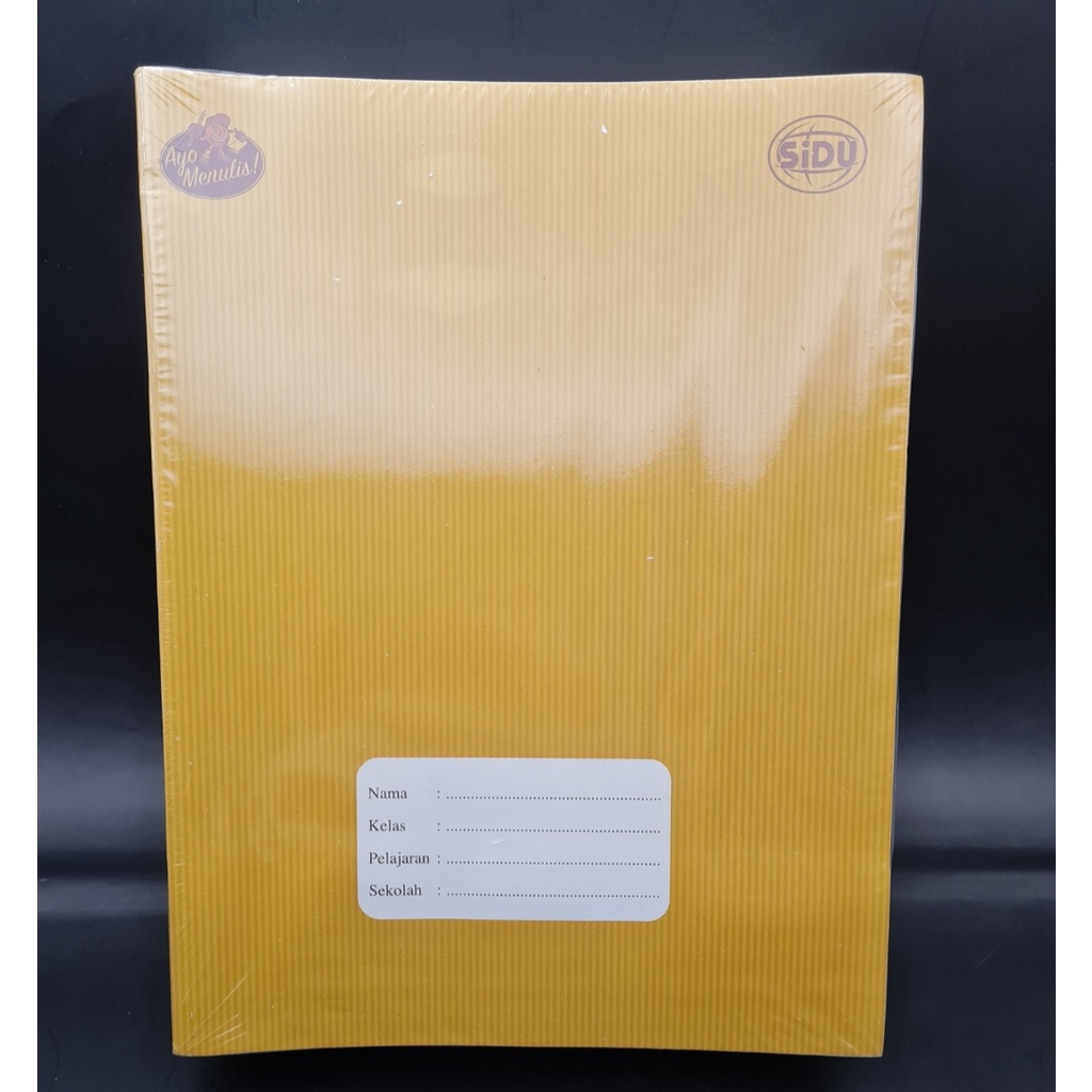 Jual BUKU TULIS SIDU SAMPUL COKLAT ISI 40LBR PER PAK ISI 10 BUKU ...