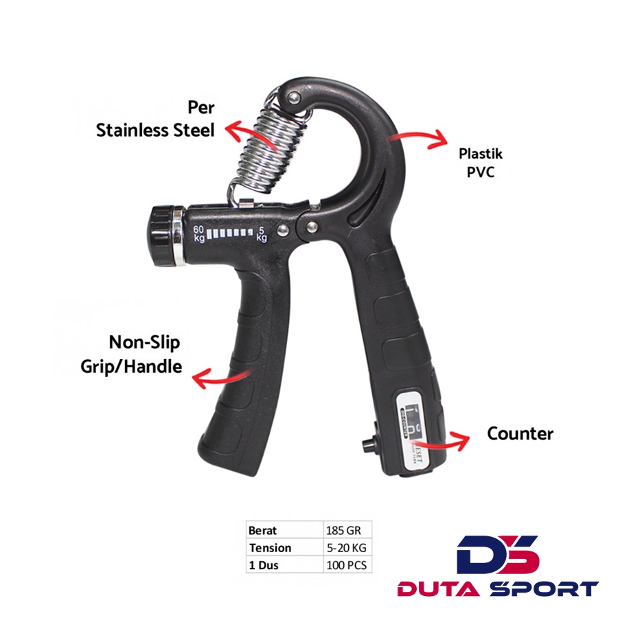 Jual Hand Grip Adjustable ROX Alat Olahraga Tangan Original | Shopee ...
