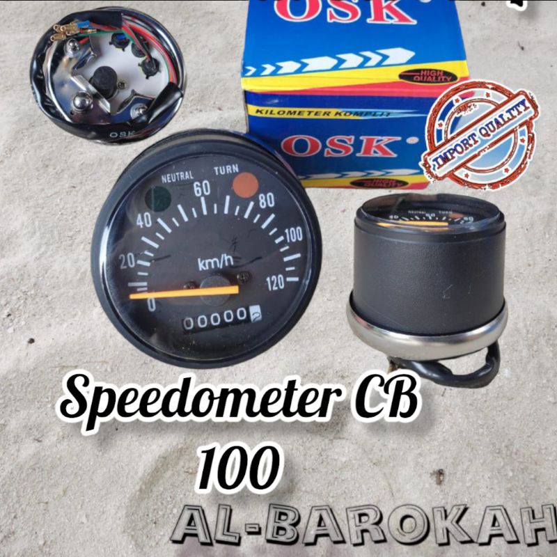 Jual speedometer spidometer custom bulat Japstyle cafe racer bobber CB 100 Tiger Megapro ...