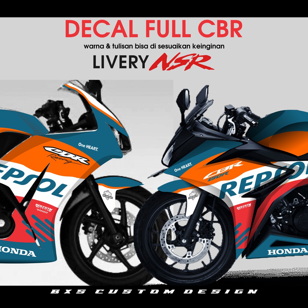 Jual DECAL CBR 150 LIVERY NSR LIMITED EDITION | Shopee Indonesia