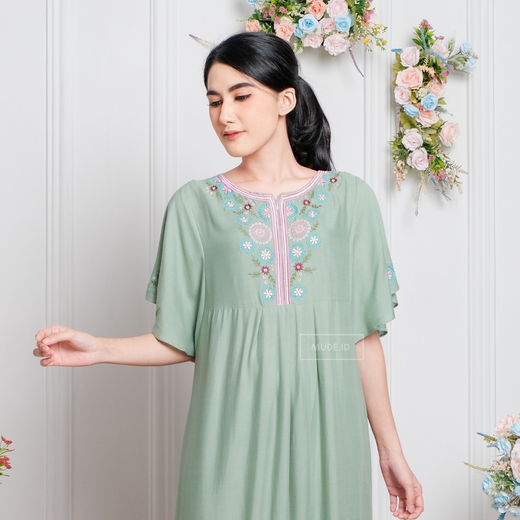 Jual Daster bordir katun etnik starla / daster viral kekinian bordir ...