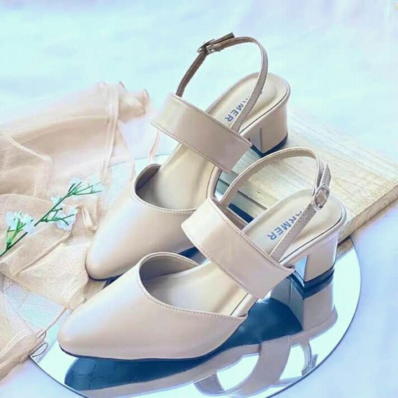 Jual sandal hak tahu wanita zenit tali terbaru H 17 | Shopee Indonesia