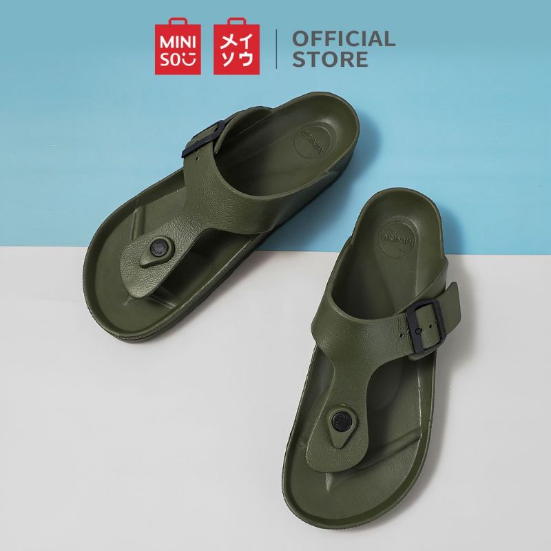 Jual Miniso Sandal JEPIT Sendal Selop Men's & Women's Flip Flops ...