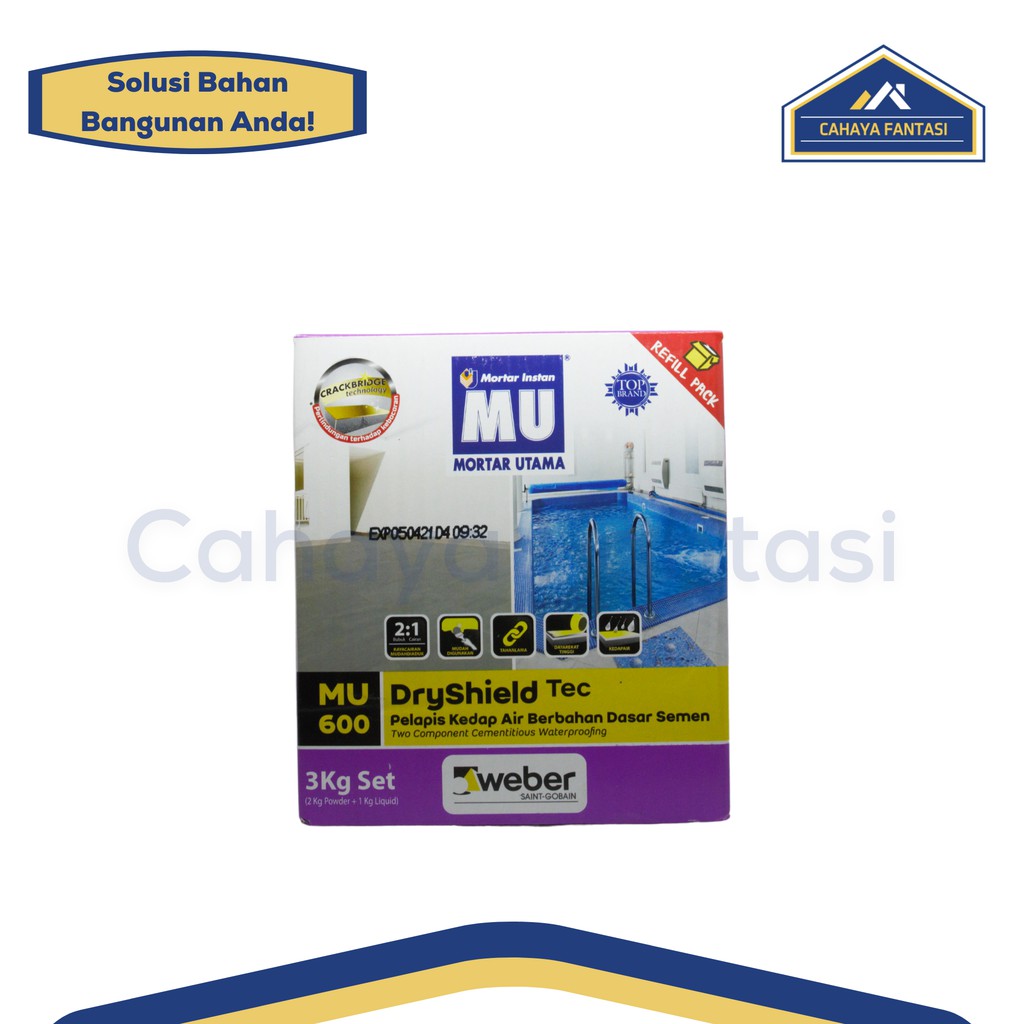Jual Semen MU 600 Dry Shield Tec (Kemasan Ekonomis) | Shopee Indonesia