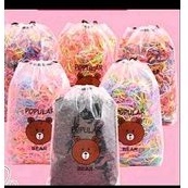 Jual KARET RAMBUT Jepang isi 2000 biji free pouch | Shopee Indonesia