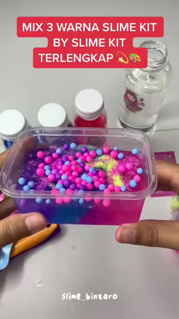 Jual SLIME KIT TERLENGKAP BY SLIME_BINTARO || MAINAN ANAK || MURAH || BIKIN SENDIRI DIRUMAH ...