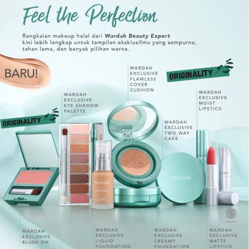 Jual [ originality ] WARDAH EXCLUSIVE MAKEUP SERIES ( ECER ) | Shopee Indonesia