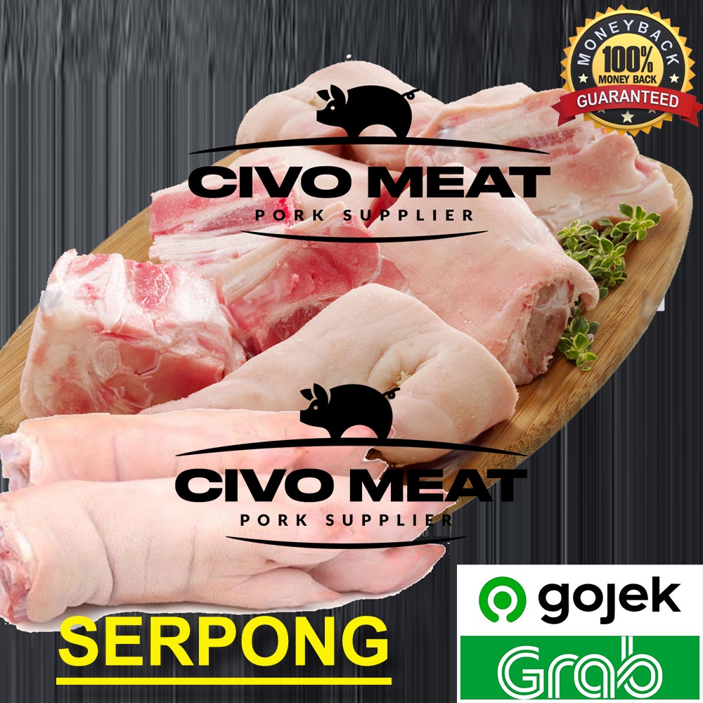 Jual Ceker Babi Potong Sop / Pork Foot mentah 1kg | Shopee Indonesia