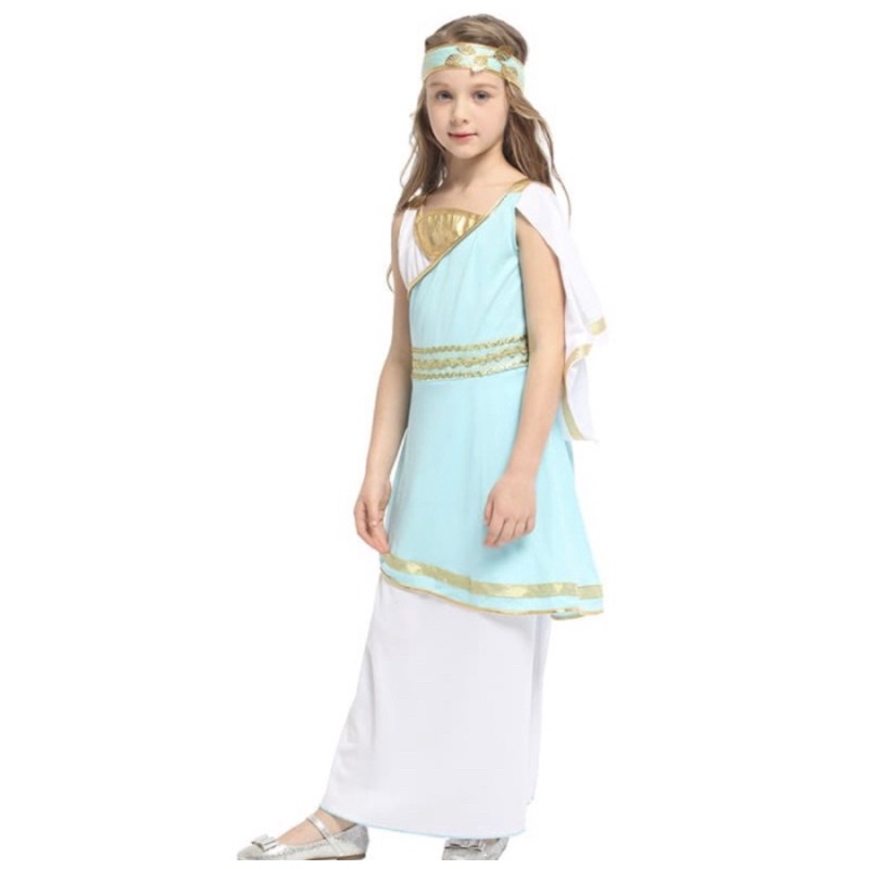 Jual kostum yunani / greek athena venus goddess princess costume girl ...