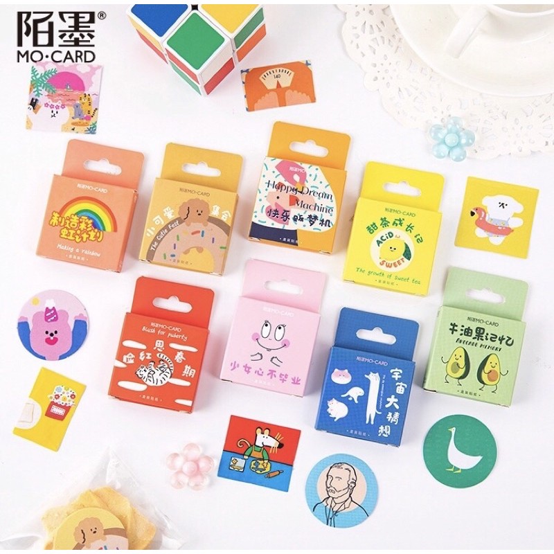 Jual stocker premium 45 set | sticker aesthetic | sticker unik ...