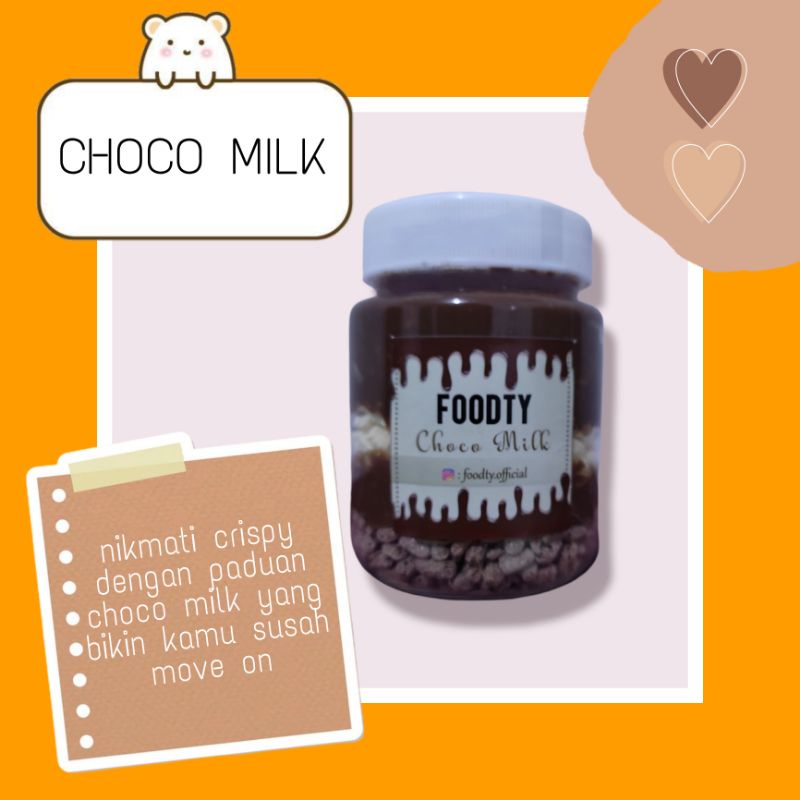 Jual choco jar / choco crispy jar (CHOCO MILK - 200 ML) | Shopee Indonesia