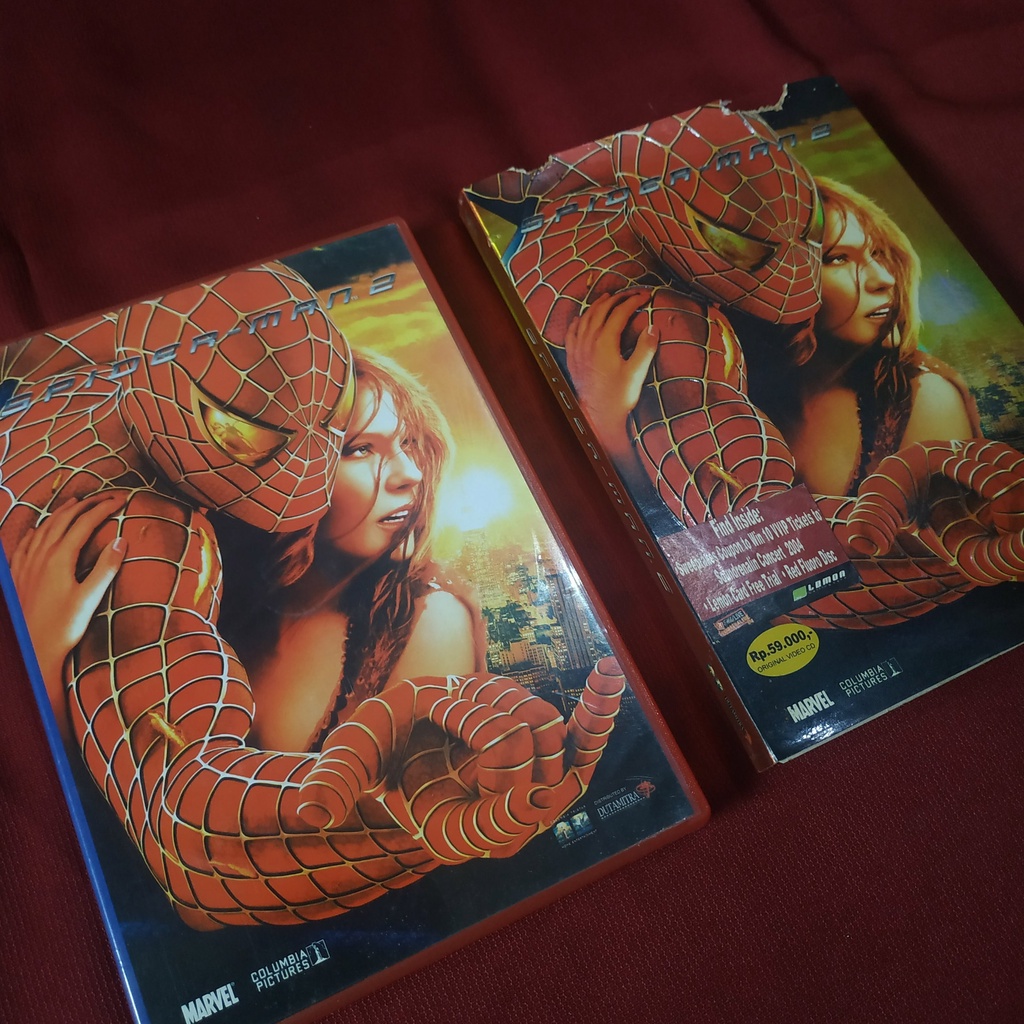 Jual Koleksi asli VCD SPIDERMAN 2 - Tobey Maguire 2004 | kolektor ...