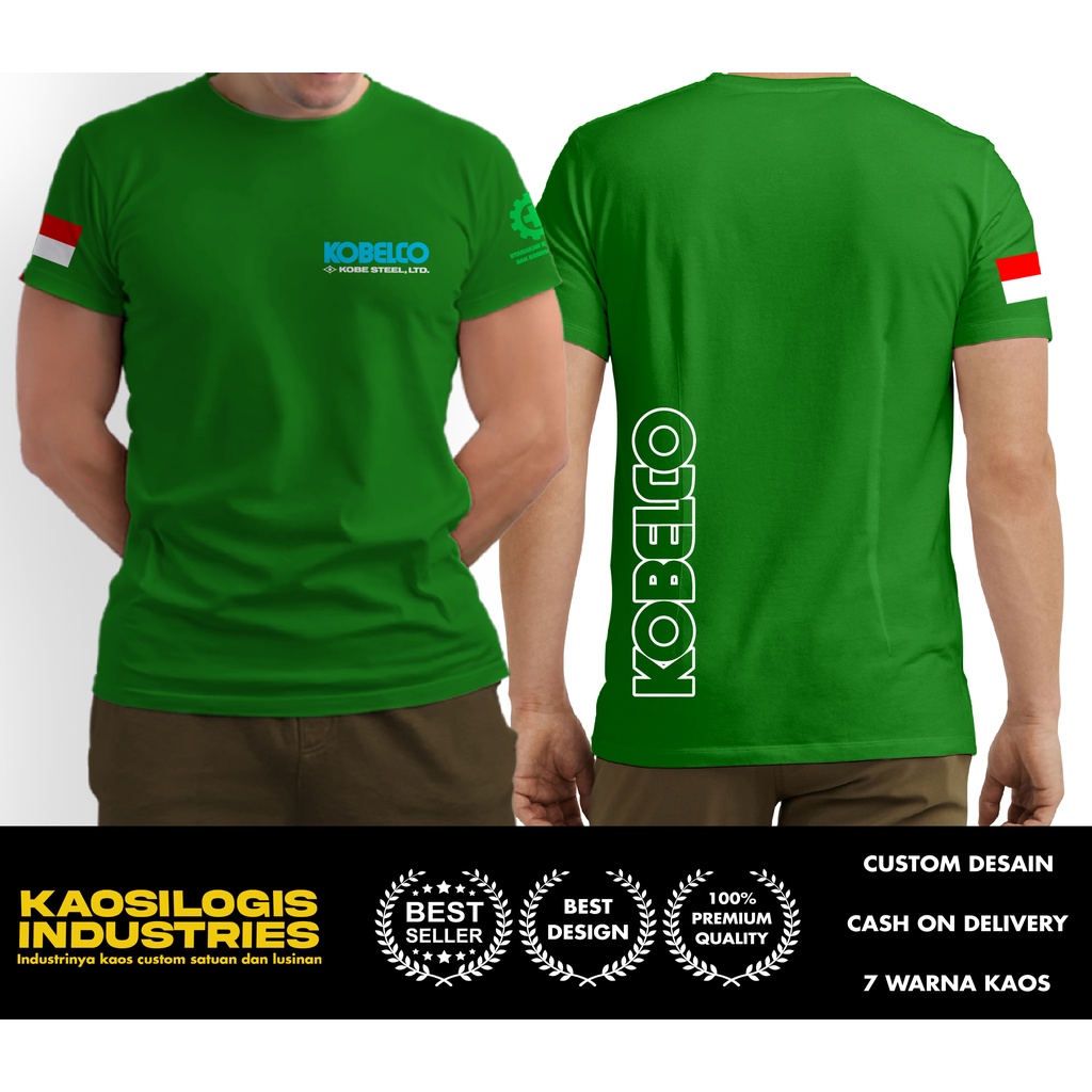 Jual Kaos alat berat kobelco distro gambar beko beco DB - Kaosilogis ...