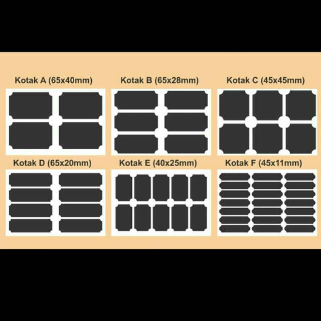 Jual Stiker Label Kotak | Shopee Indonesia