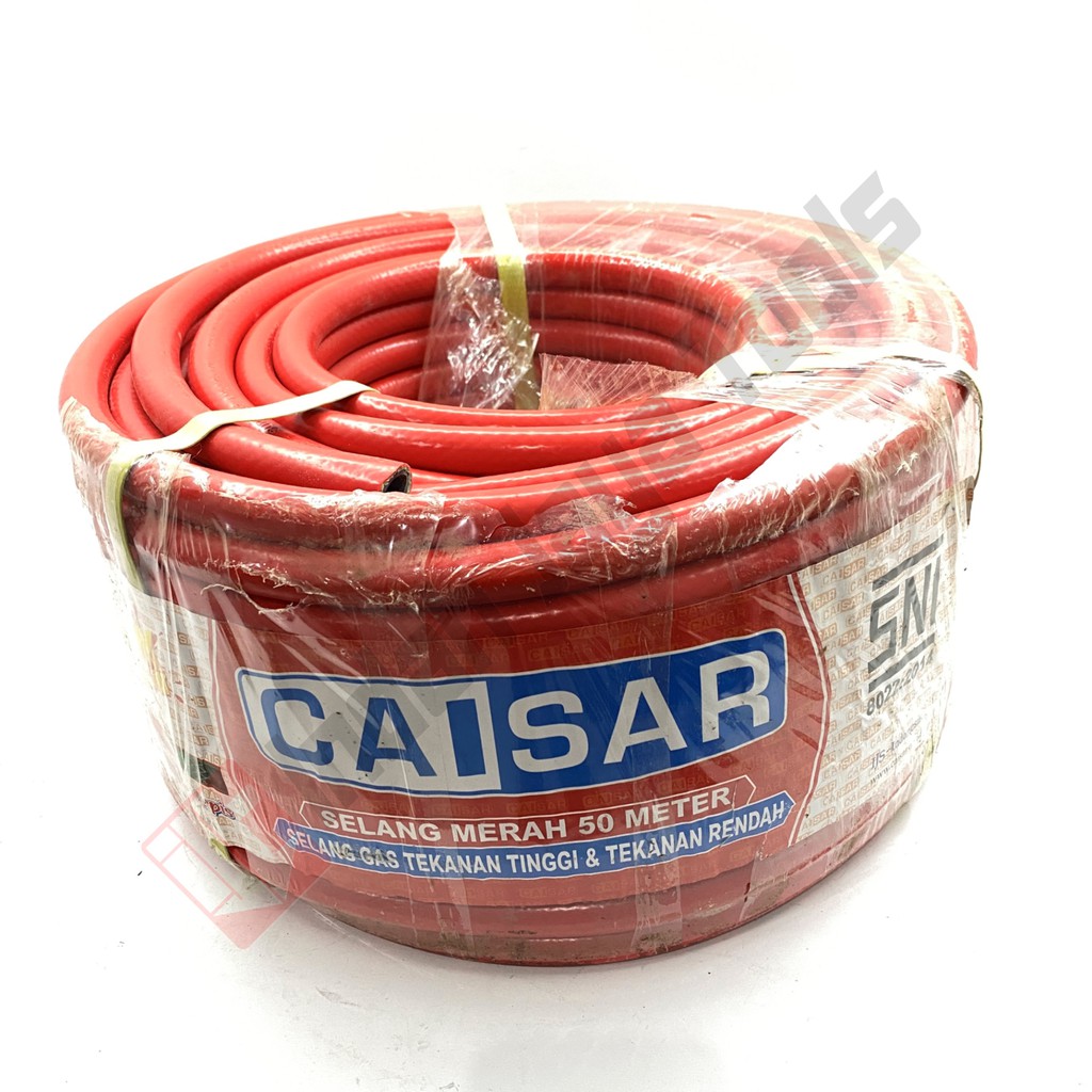 Jual CAISAR SELANG GAS METERAN MERAH SNI Tekanan Rendah Tinggi Anti ...