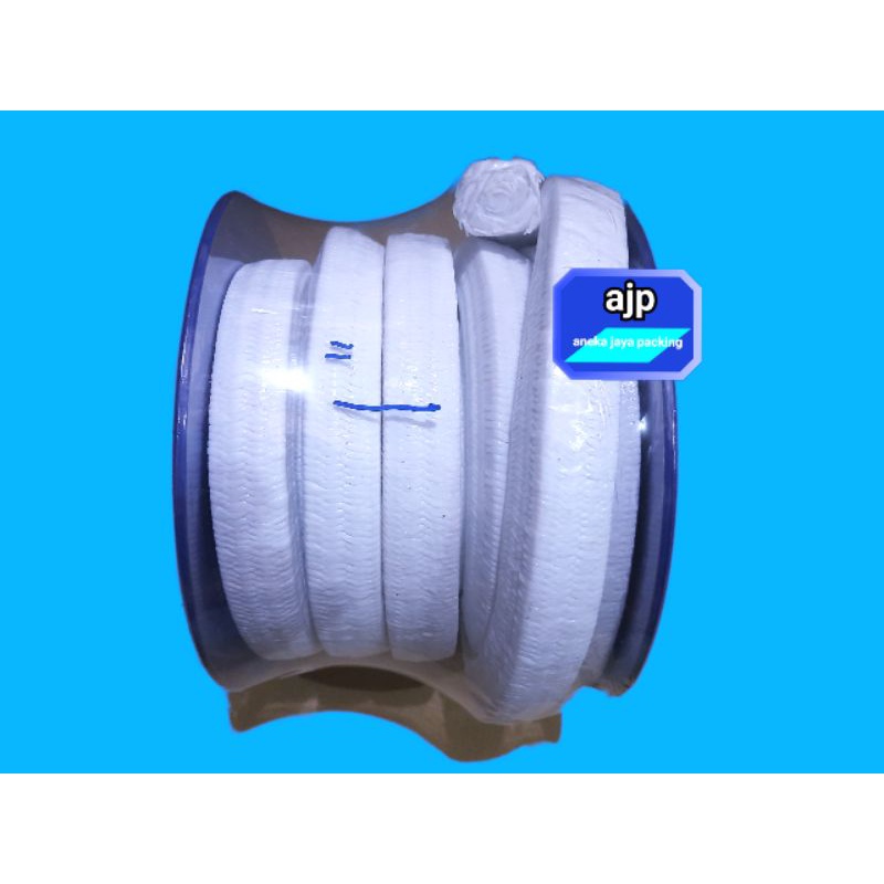 Jual gland packing 25mm (1 inch) x 1meter fure teflon ptfe remes ...
