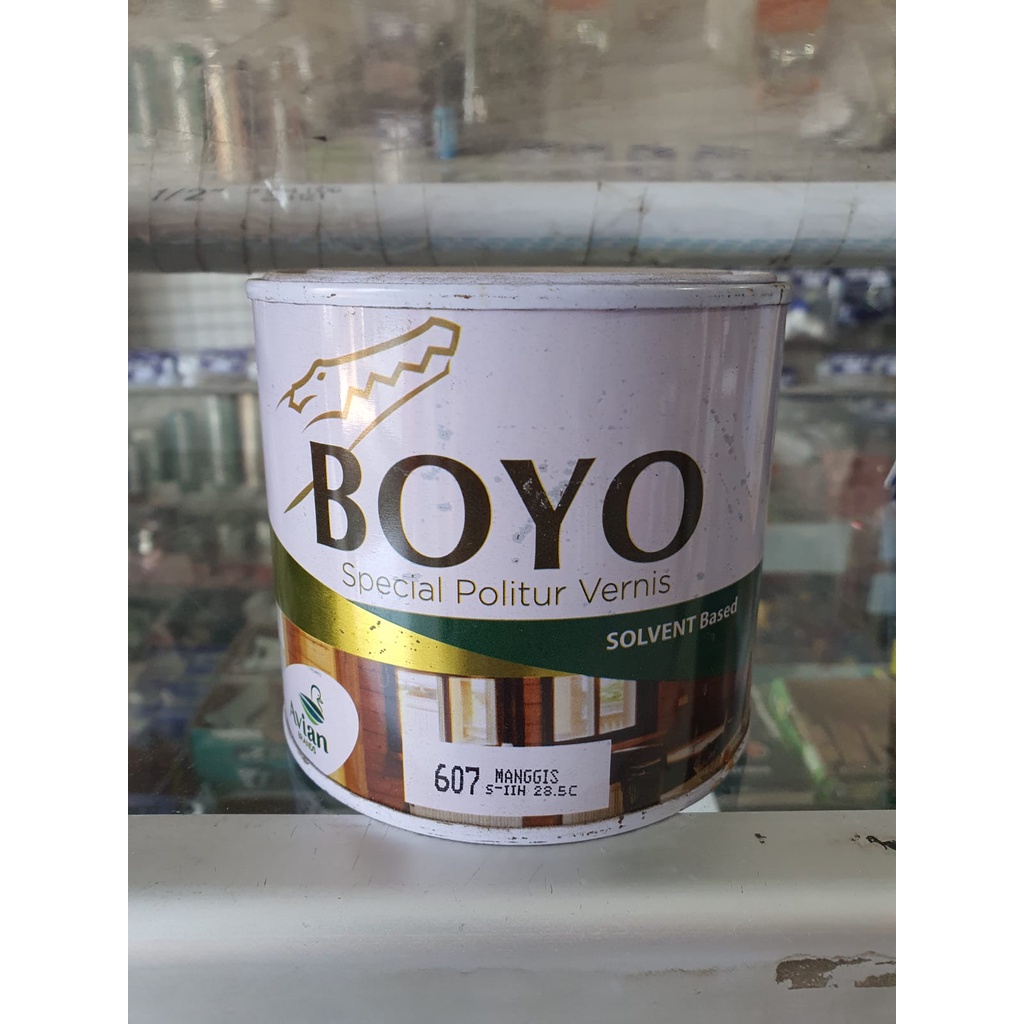 Jual CAT BOYO POLITUR KAYU 1/2 KG WARNA VERNIS | CAT AVIAN BOYO PLITUR ...