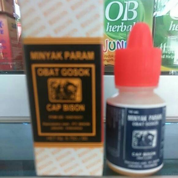 Jual PARAM MINYAK OBAT GOSOK CAP BISON 10ML / PARAM KOCOK / PARAM BISON ...