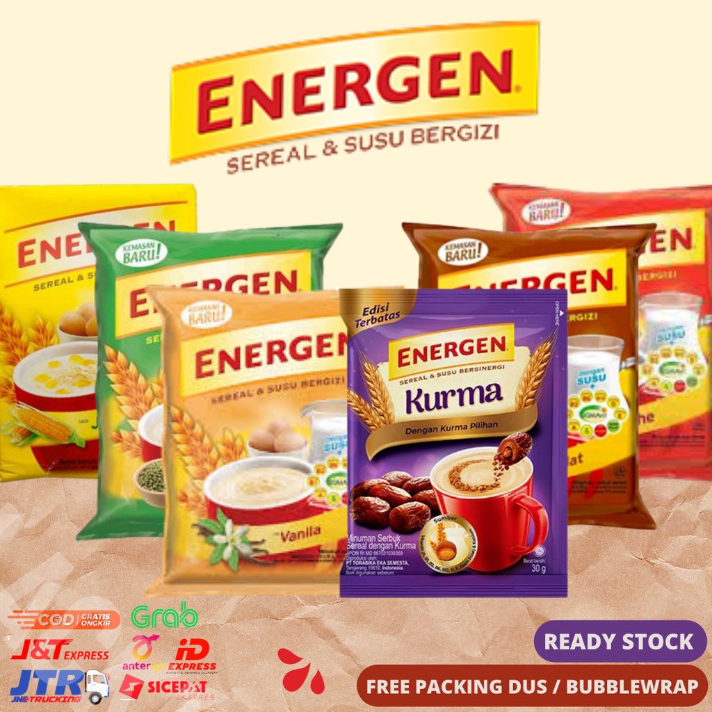 Jual BACA DESKRIPSI !! Energen Renceng Energen Coklat Kurma Kacang ...