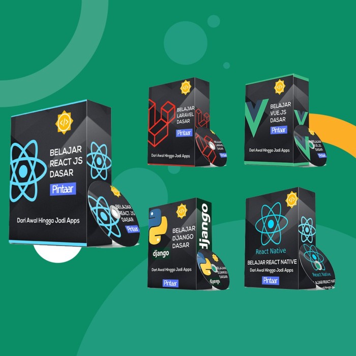 Jual Paket Belajar Pemograman React Js React Native Vue Js Django Python Shopee Indonesia