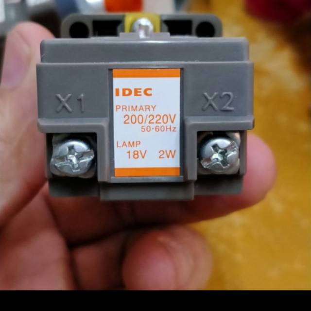 Jual pilot lamp idec UPQN 220vac putih | Shopee Indonesia