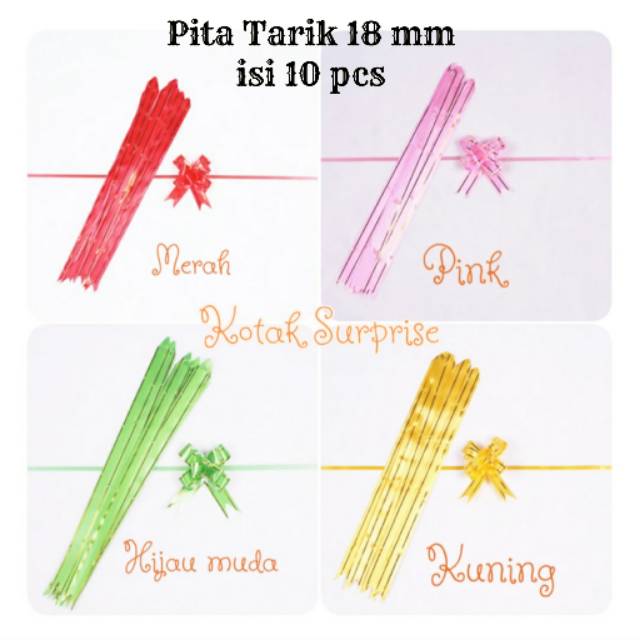 Jual Pita Tarik List Emas 18mm isi 10 pcs | Shopee Indonesia