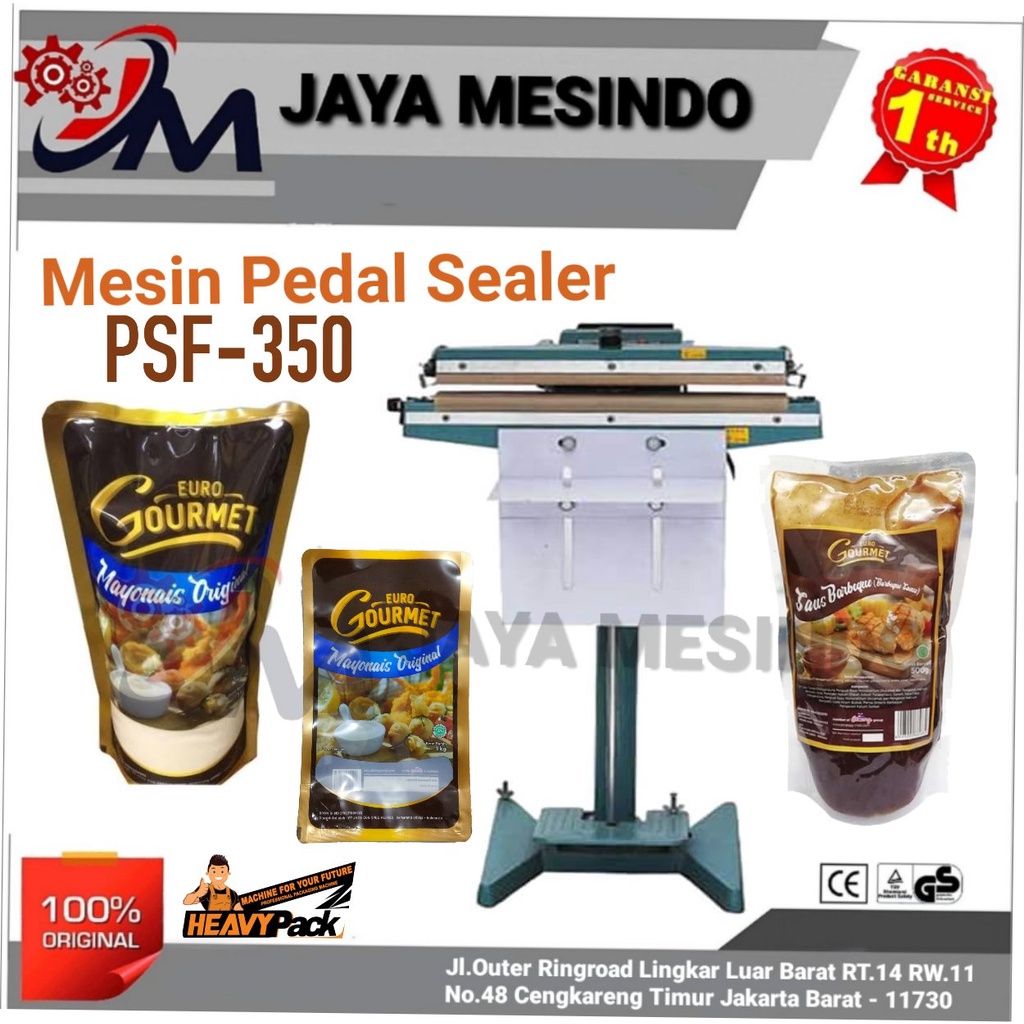 Jual Mesin Sealer Makanan / Pedal Sealer PSF-350 Heavypack | Shopee ...