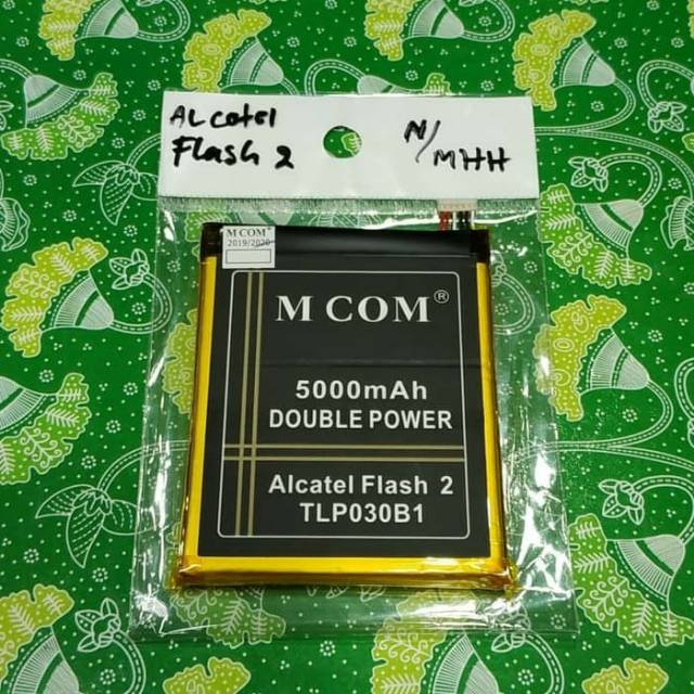 Jual baterai alcatel flash 2 TLP030B1 double power dan ORIGINAL battery ...
