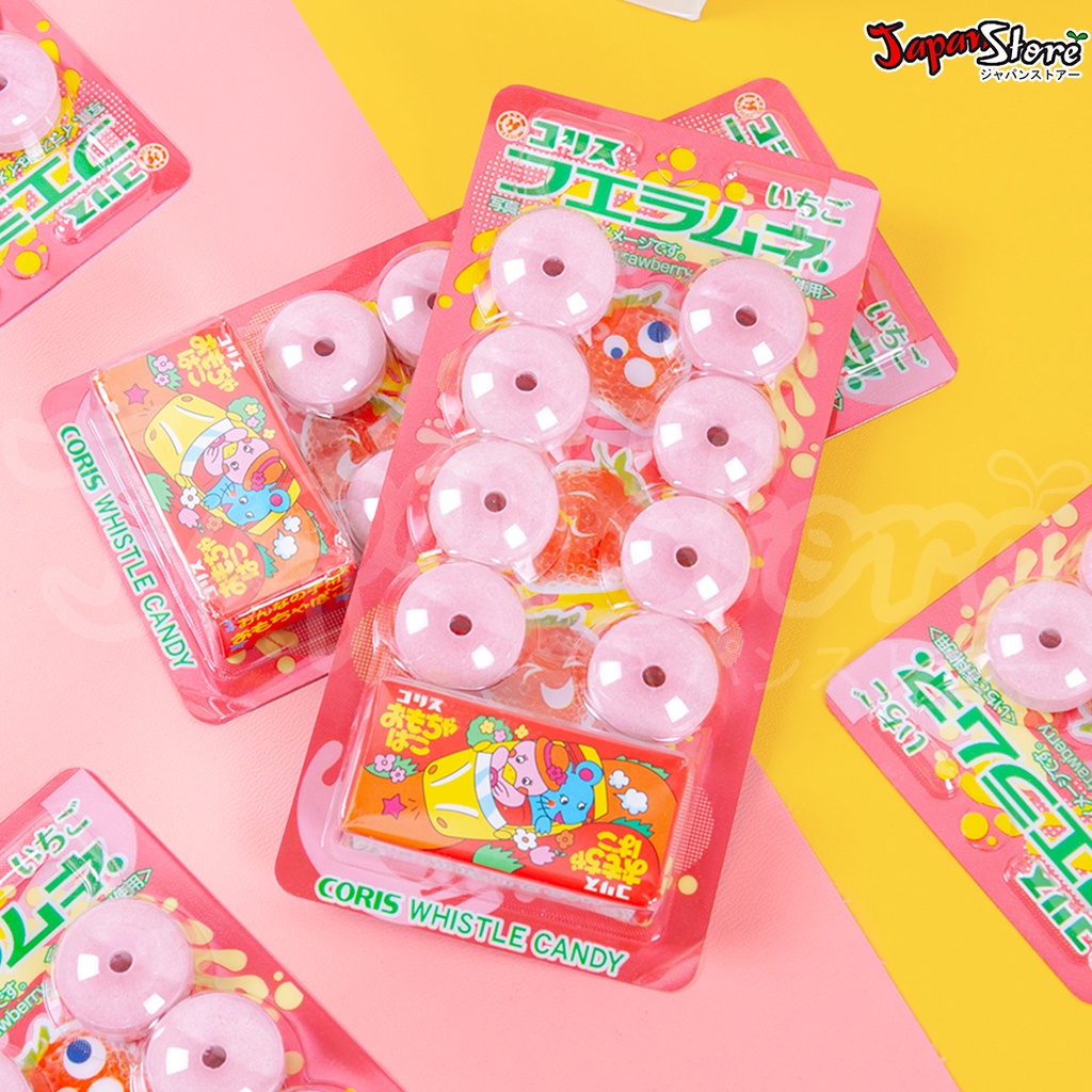 Jual [Kids Favorite] Fue Ramune Whistle Candy Strawberry | Shopee Indonesia