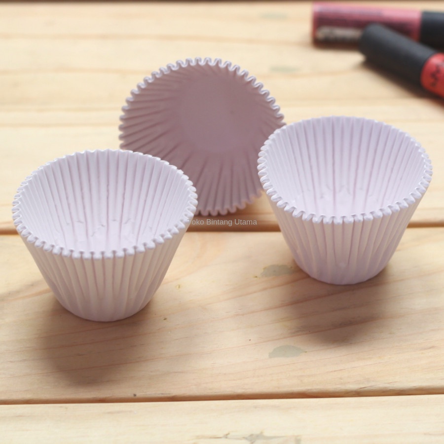 Jual Paper Cup Case / Kertas Bolu Kukus Besar Putih Polos isi 500pcs ...
