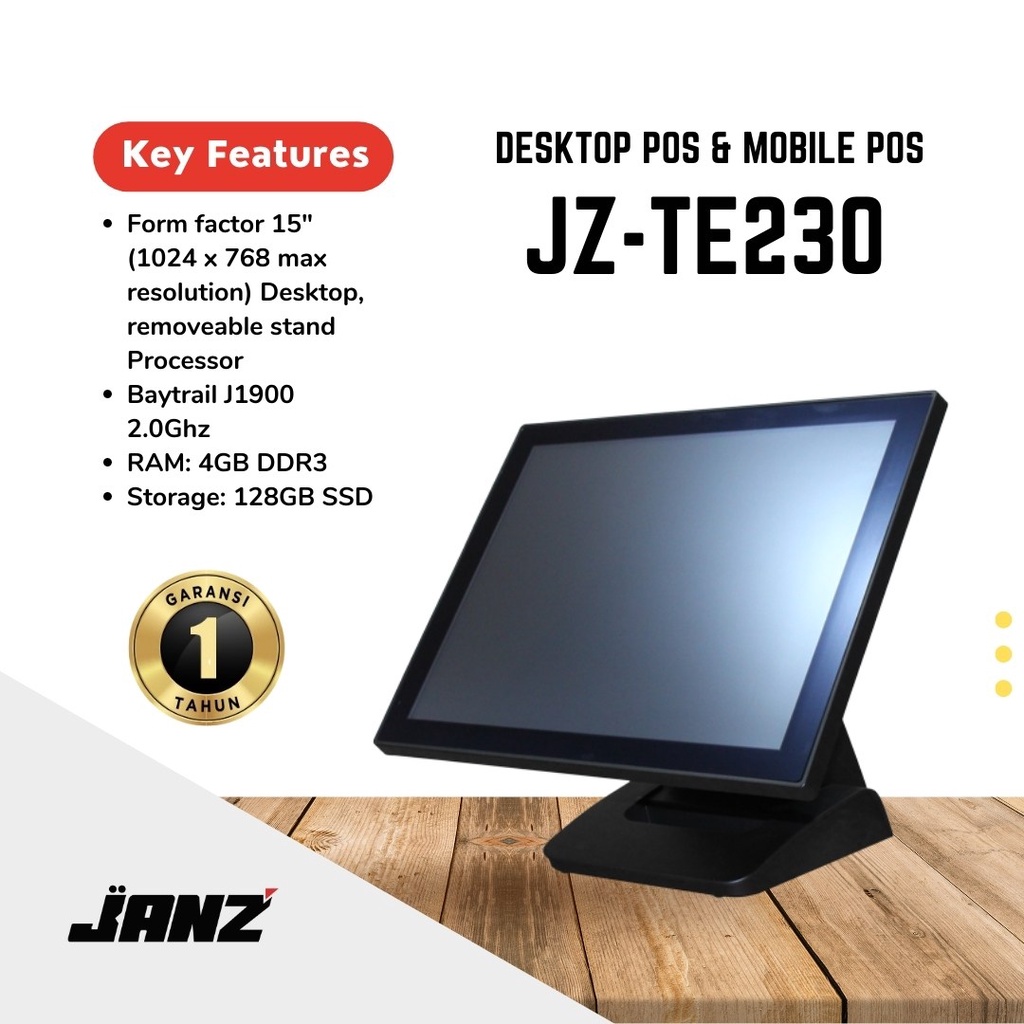 Jual JANZ TE230 Cashier Machine (Point of Sales) | Shopee Indonesia