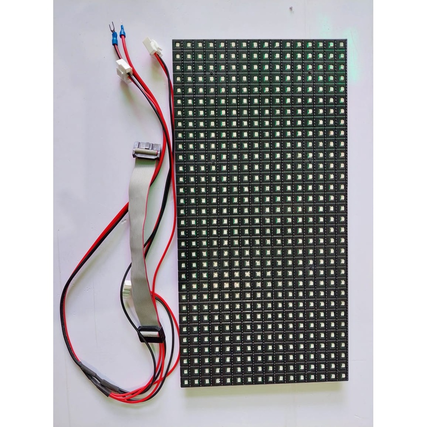 Jual MODUL LED P10 PUTIH SMD OUTDOOR running text hub 12 32X16cm ...