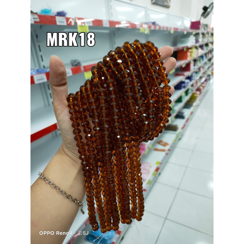 Jual (Part 1) Manik Kristal Ceko 6mm / Manik Bakpau / Manik Kristal ...